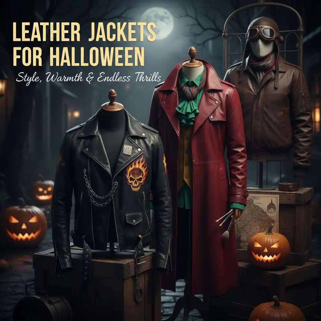 Leather Jackets for Halloween: Stylish, Warm, & Cool