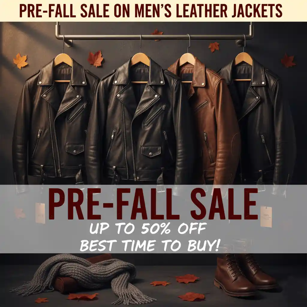 Pre-Fall Sale on Men’s Leather Jackets | Time to Buy Jackets