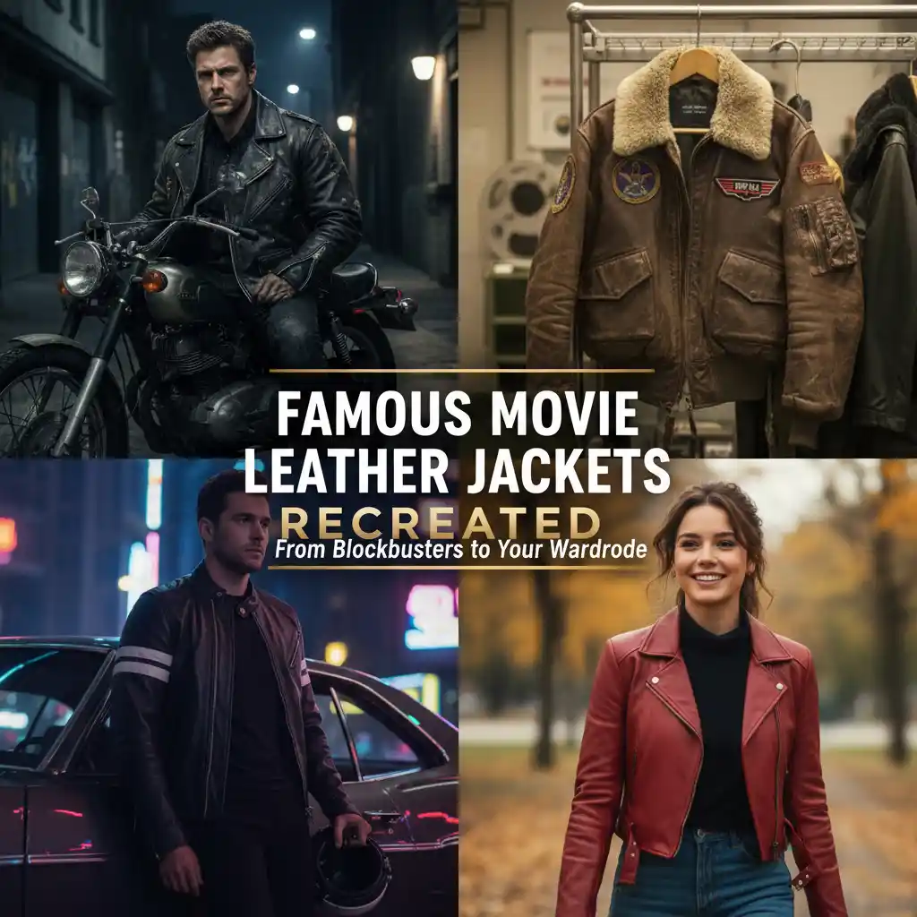 Famous Movie Leather Jackets Recreated | Iconic Film Jackets