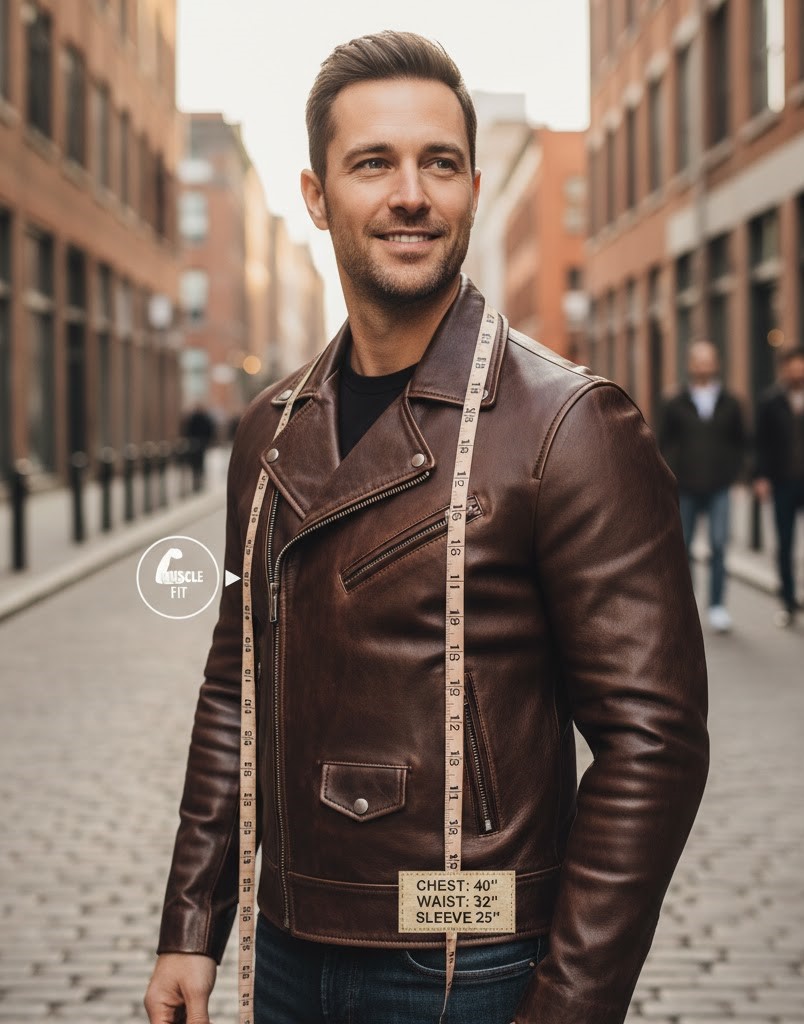 Mens Leather Jacket Fit Rules: How to Fit Like a Boss - Celebsjacket.com